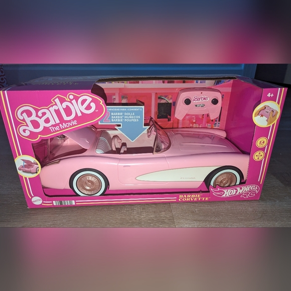 Barbie | Other | New Barbie Hot Wheels Rc Barbie Corvette Remote ...